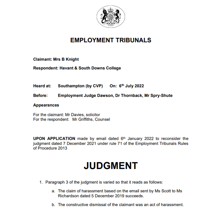 Navigating the Employment Tribunal: Part 1 – Iam!